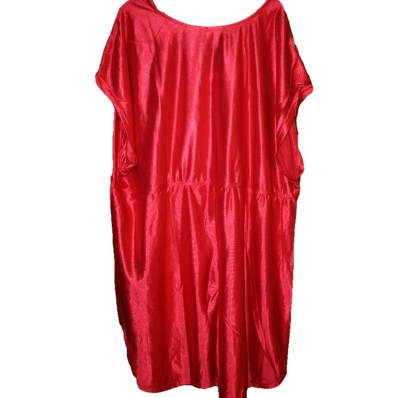 Anthony Richards | Tops | Womens Plus Size Cover Up Dress 4x Red | Poshmark